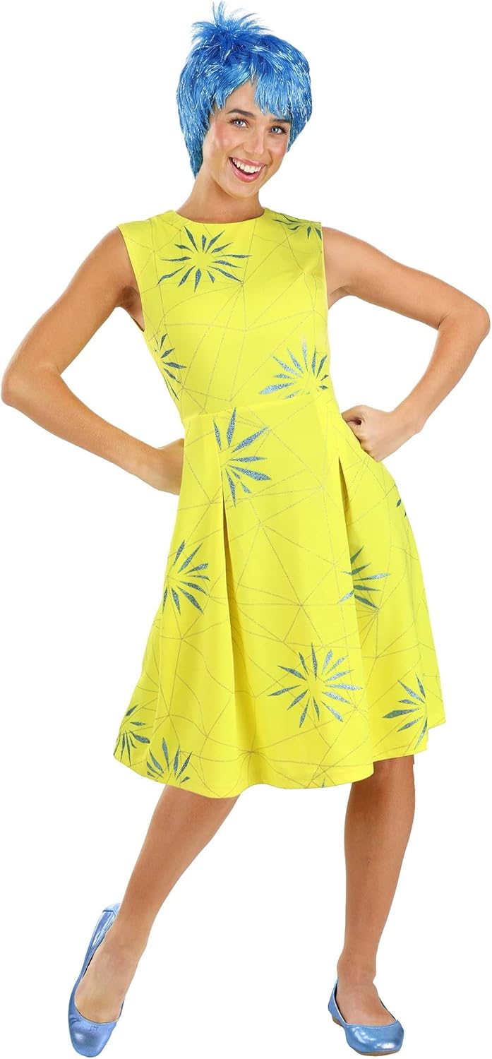 Amazon.com: Women's Joy Costume | Disney and Pixar Inside Out Joy Adult ...
