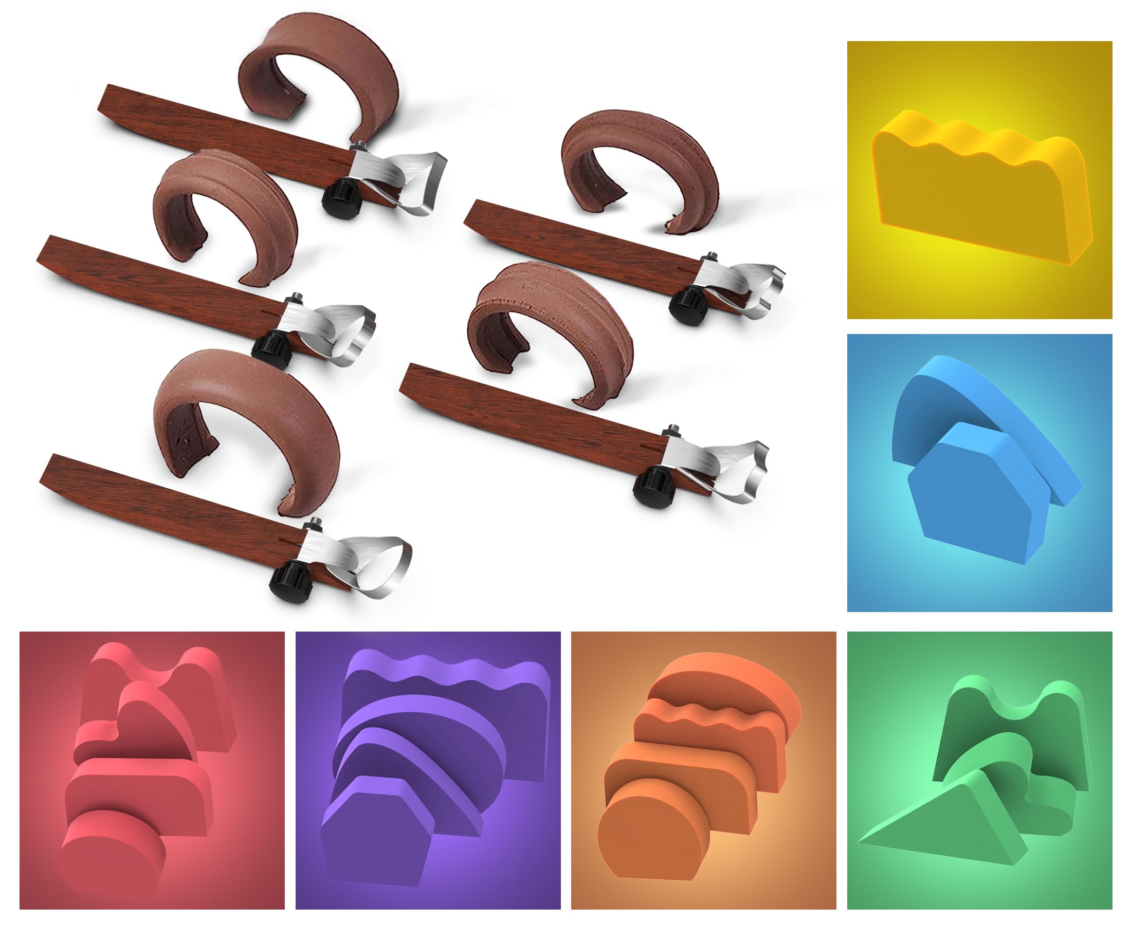 VIWOOP Pottery Handle Making Tool?Pottery Tea Cup/Water Cup/Utensil ...