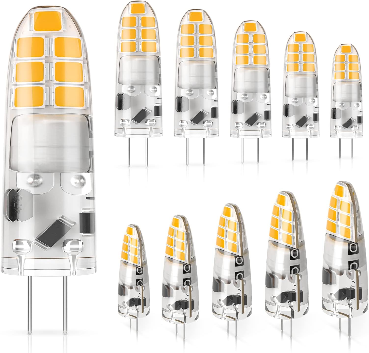 Vstar G4 12V 20W Halogen Bulb JC Type Bi-Pin LightClear G4 Bi-pin Base ...