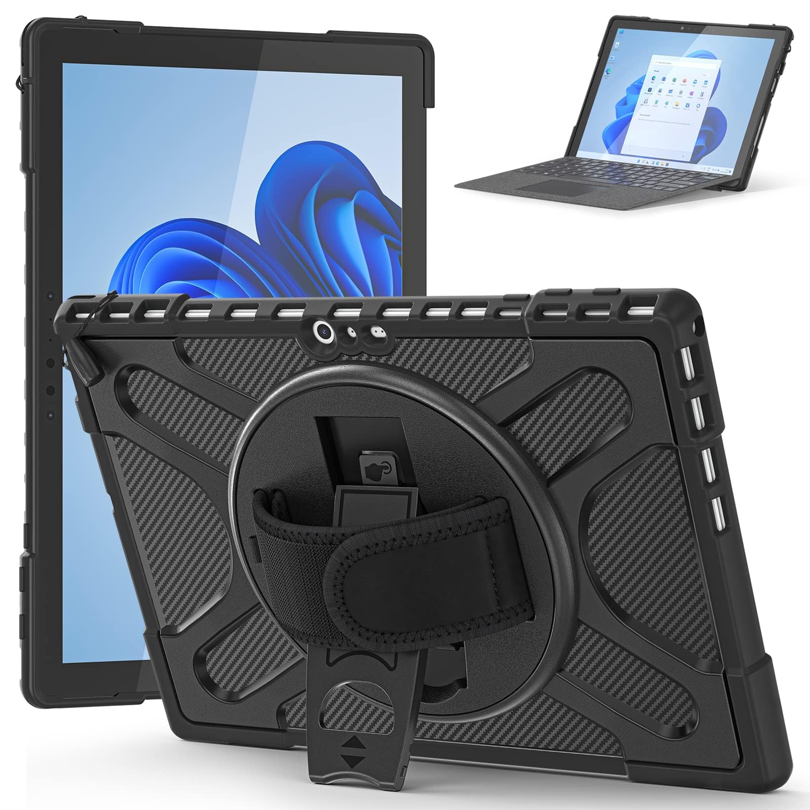 Junfire Case for Microsoft Surface Pro 7 Plus 2021/Pro 7+/Pro 7/Pro 6 ...