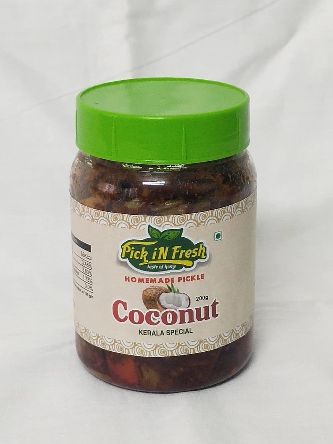 Pick iN Fresh Homemade Coconut Pickle 400g(200g*2) Kerala Special ...