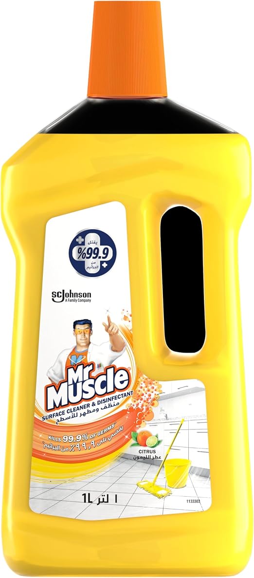Mr Muscle Multi-Purpose Floor Cleaner & Detergent with Citrus Fragrance ...