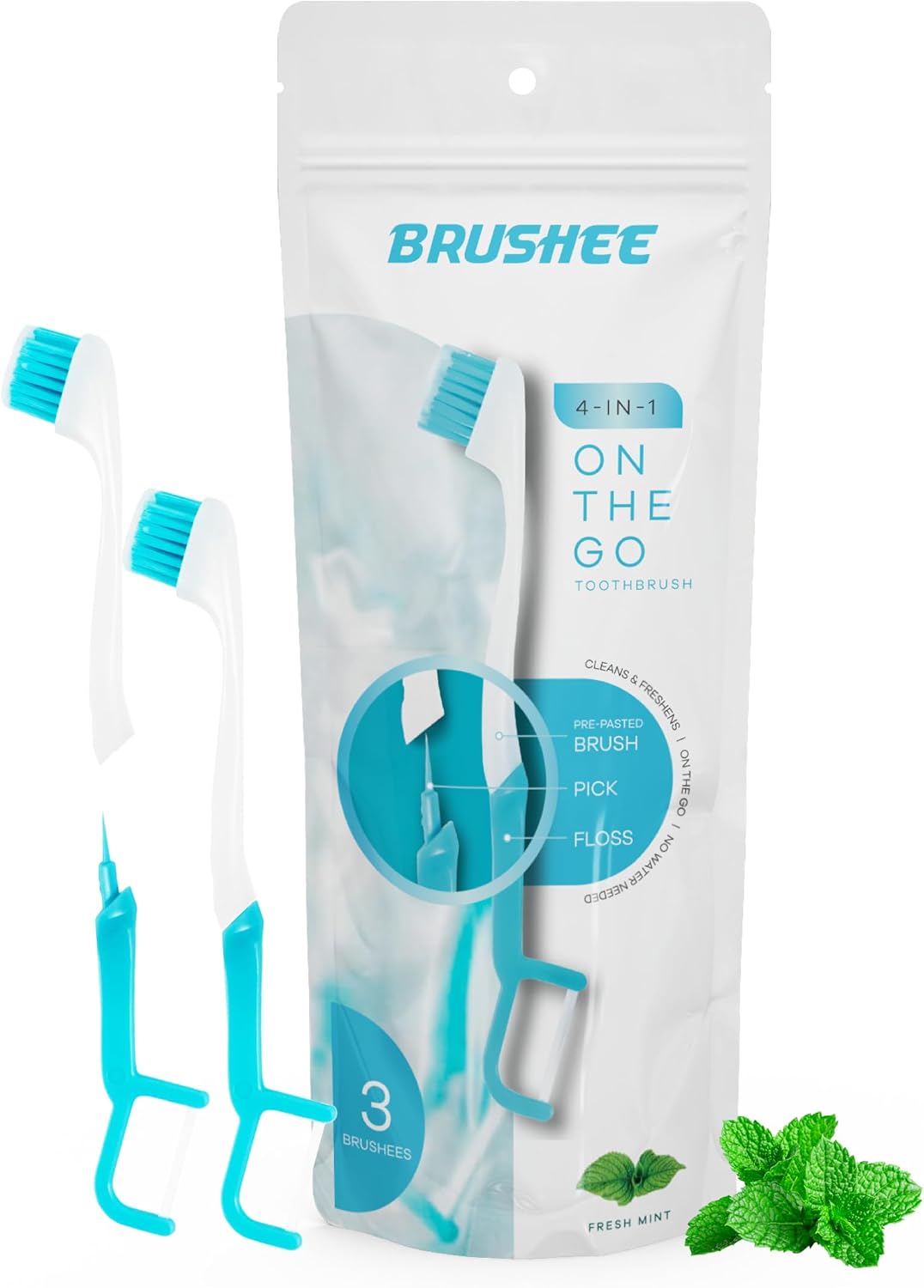 Amazon.com : Brushee - The Evolution of Oral Care | 4-in-1 Tool (Paste ...