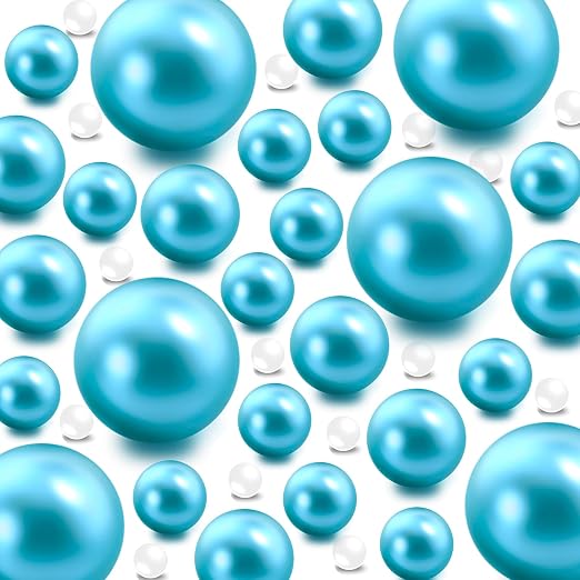 Amazon.com: 120 Pieces Floating NO Hole Pearls and 500 Pieces ...