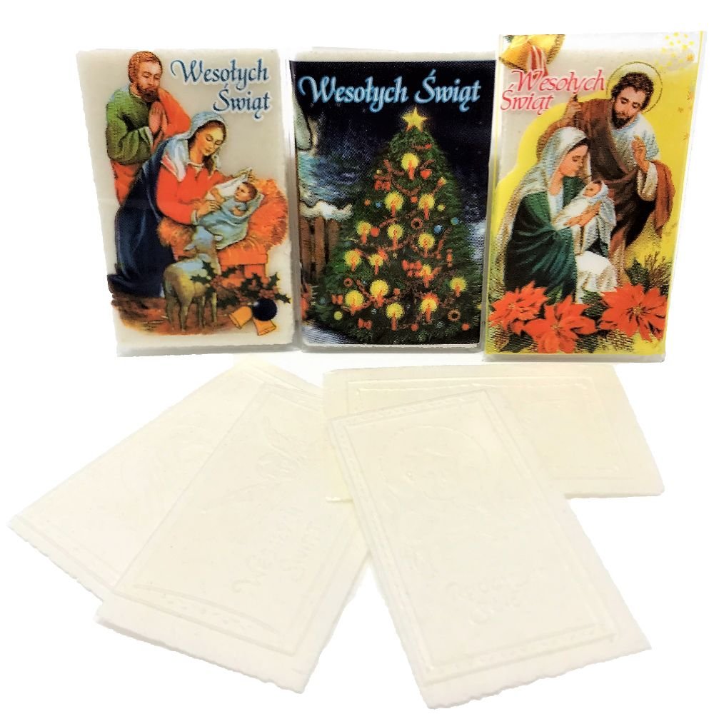 Amazon.com: Set of 12 Small Polish Christmas Wafers (Oplatki) : Grocery ...