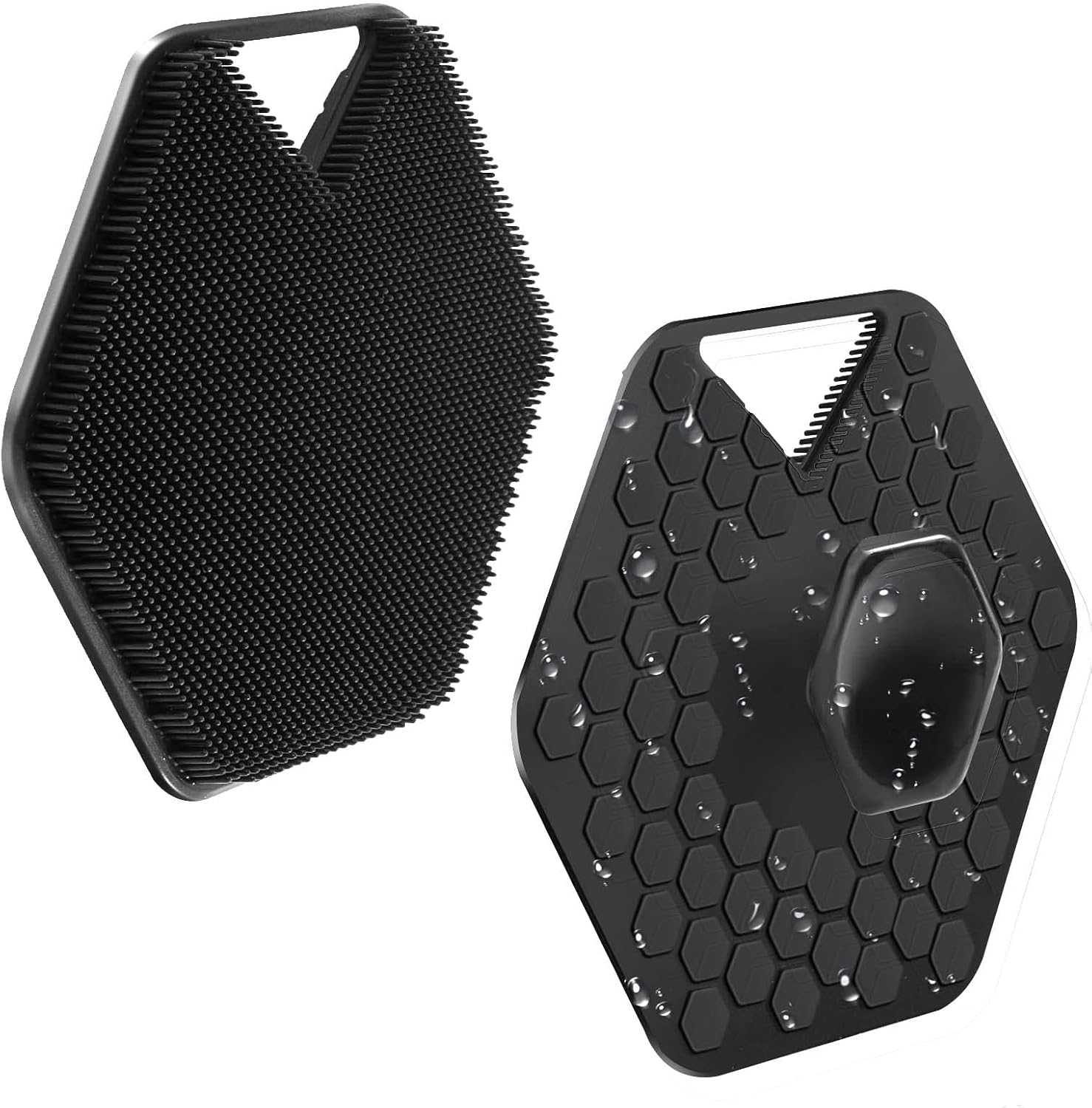 Amazon.com : Silicone Exfoliating Body Scrubber, Handheld Shower Brush ...