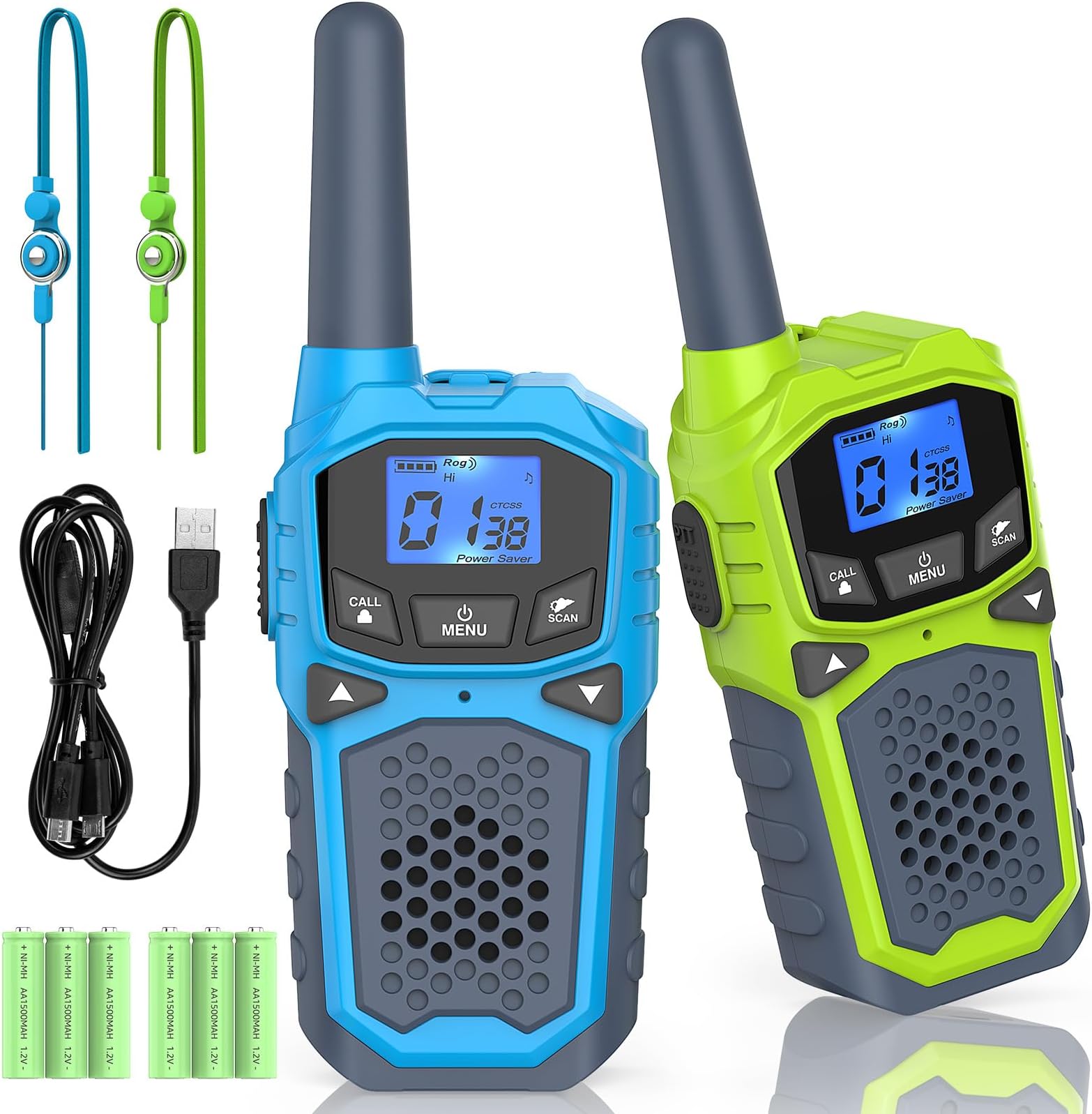Amazon.com: Walkie Talkies,Erelis Long Rang Walkie Talkies with 22 FRS ...