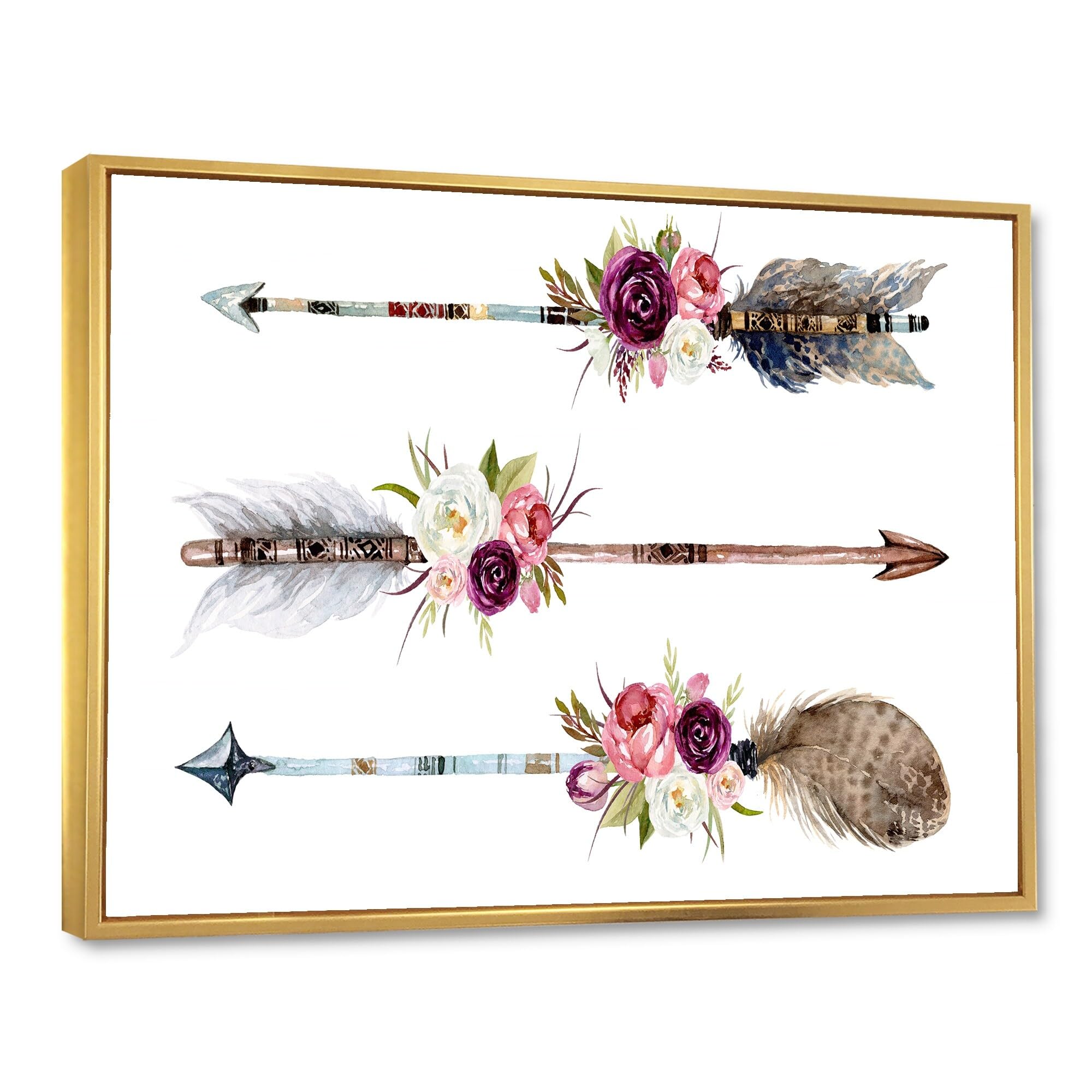 Native Art Designs Feathers