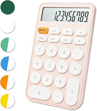 Amazon.com : VEWINGL Standard Calculator 12 Digit,Desktop Large Display ...
