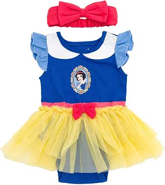 Amazon.com: Disney Princess Ariel Newborn Baby Girls Cosplay Bodysuit ...