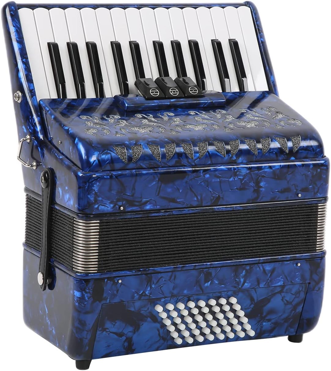 Amazon.co.jp: Kids Accordion Toys,26 Keys 48 Base Accordion Musical ...