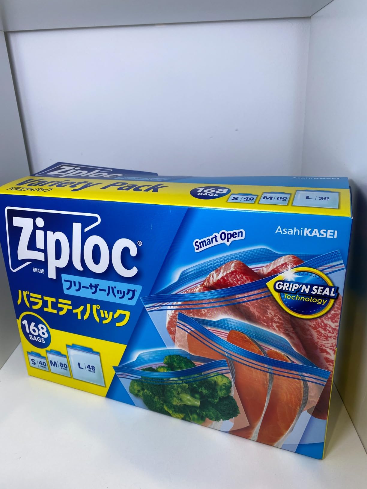 Amazon.co.jp: Ziploc 【EC限定】ジップロック 使い捨て フリーザーバッグ バラエティパック168枚入 ポリエチレン (PE) ジッパー : ドラッグストア