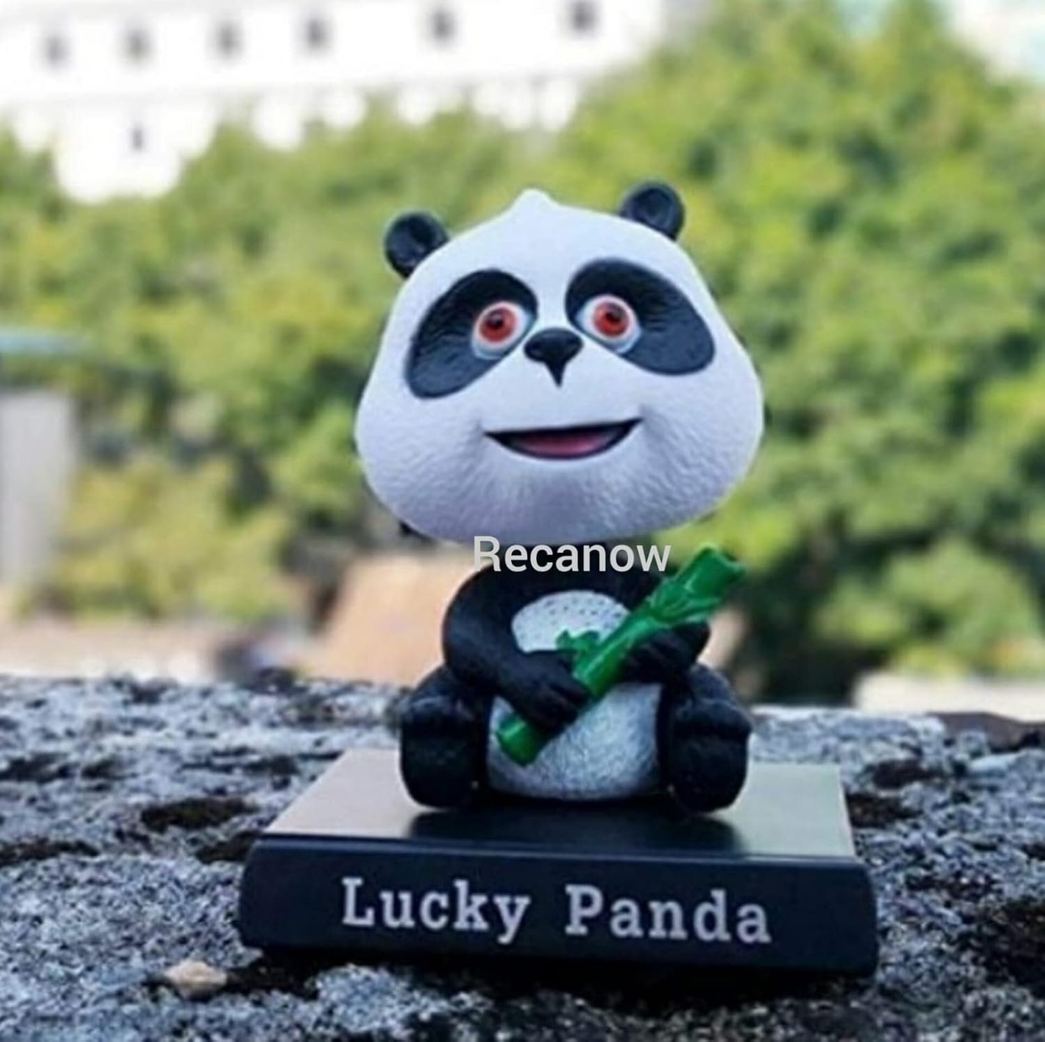 Recanow Toys Super Hero Panda Bobble Head for Car Dashboard with Mobile ...