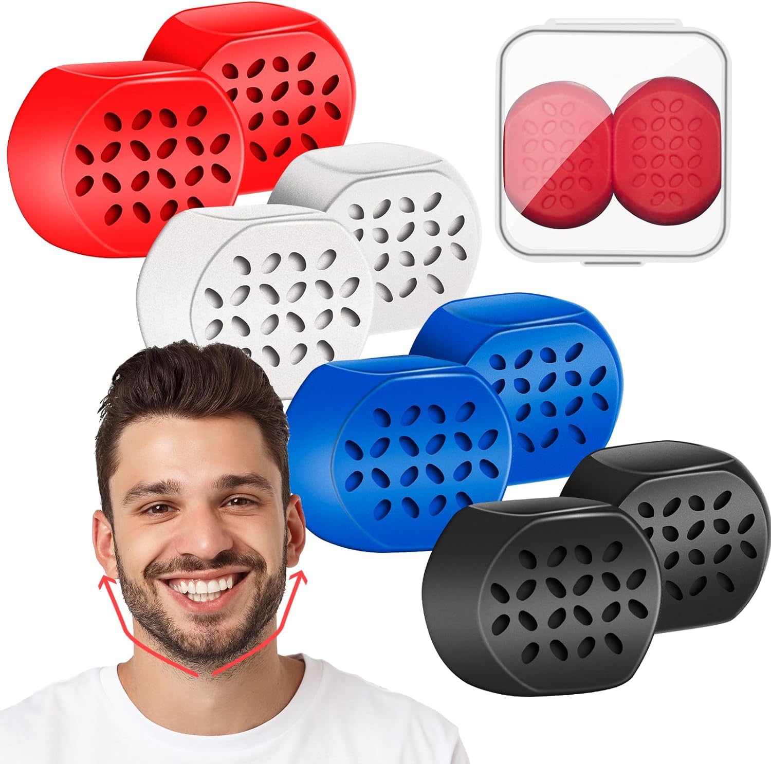 Snapklik.com : Jaw Exerciser Jawline Exerciser- Jaw Strengthener Facial ...