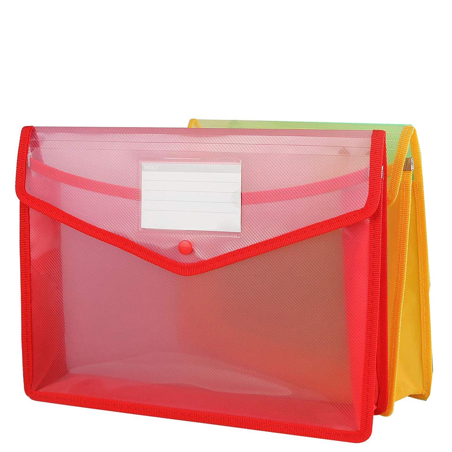 SPS File Folder, Transparent Poly-Plastic A4/Foolscap Documents File ...