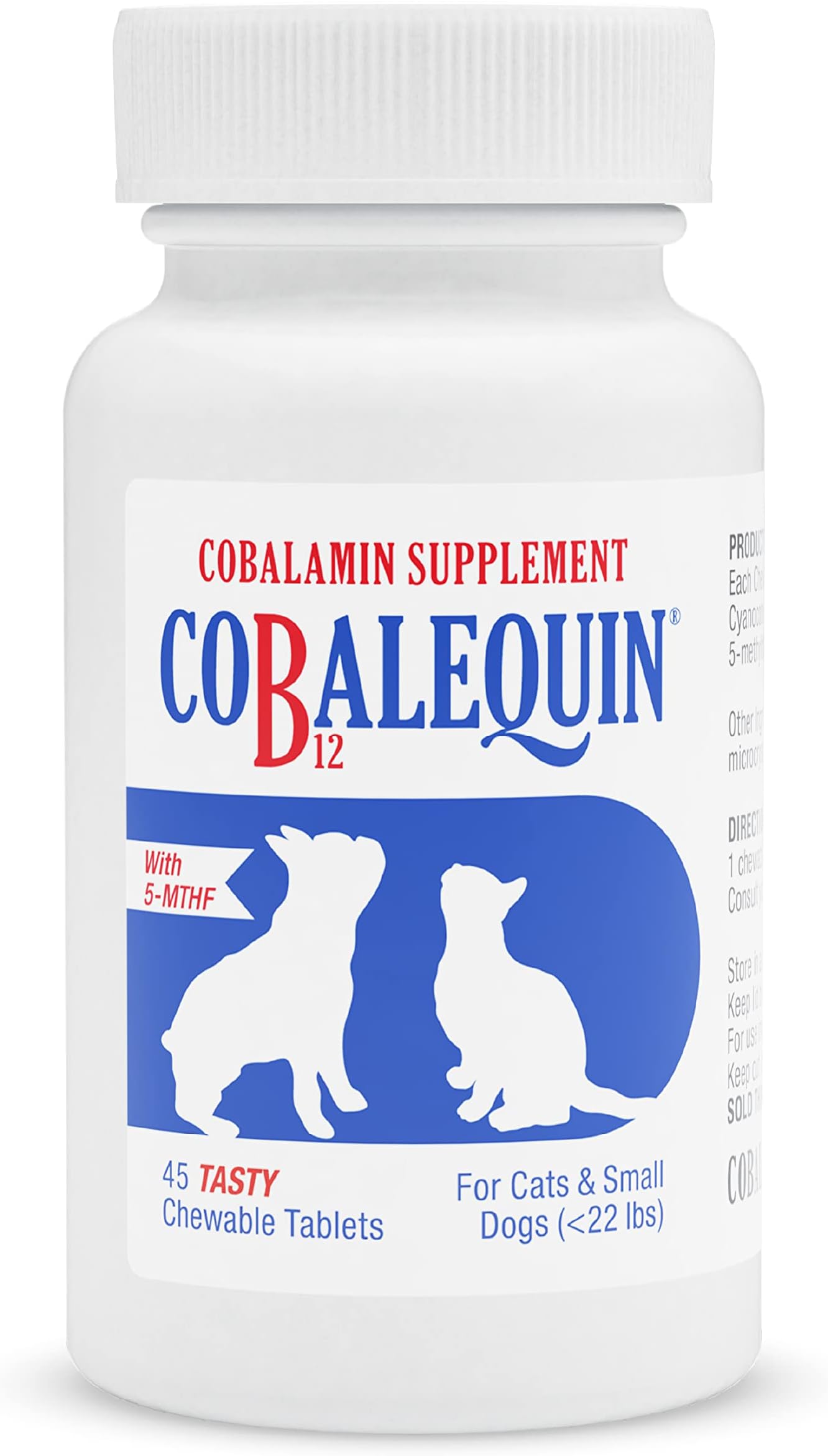 Amazon.com: Nutramax Cobalequin B12 Supplement for Cats and Small Dogs ...