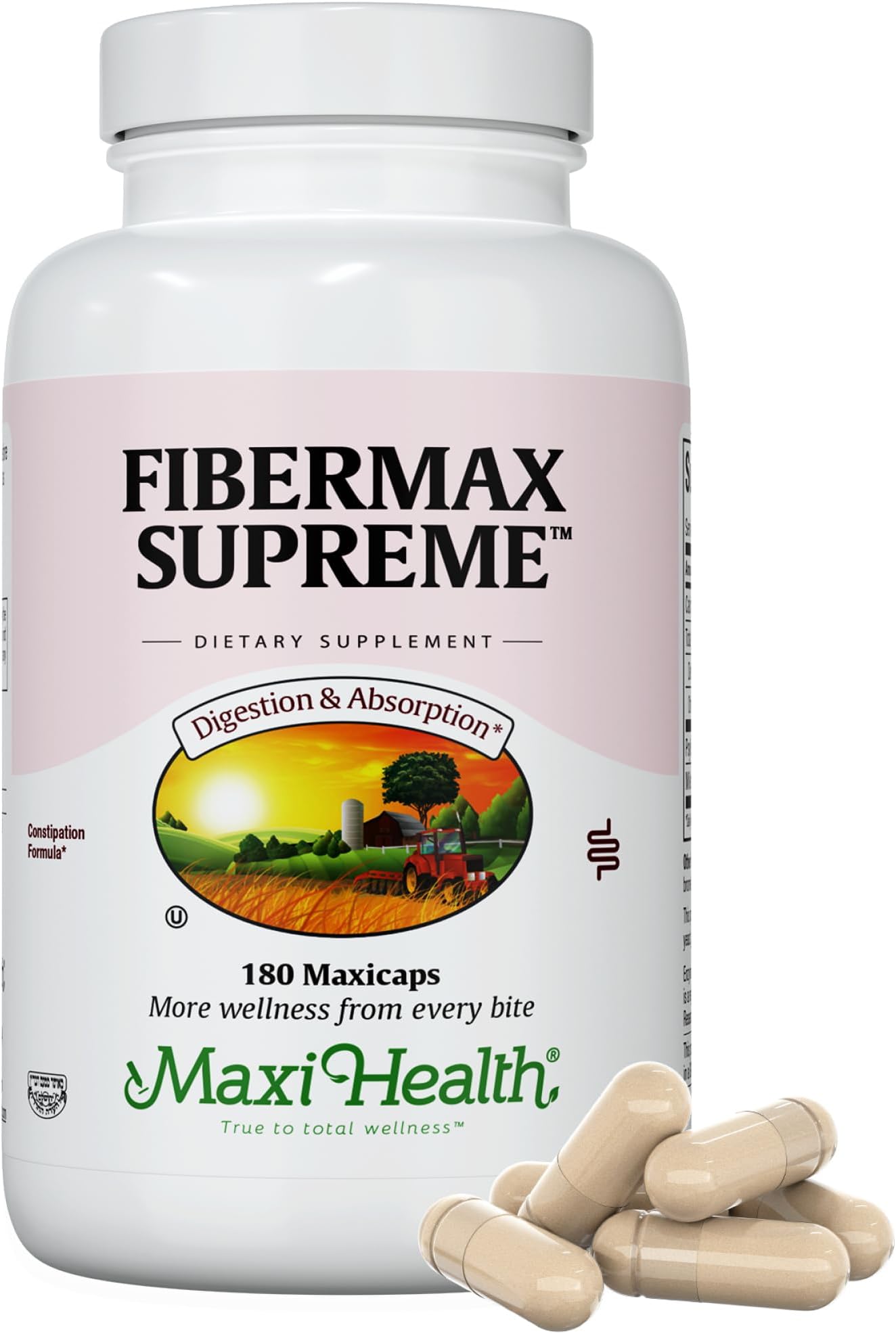 Amazon.com: Maxi Fiber for Adults - Kosher Daily Fiber Supplement ...