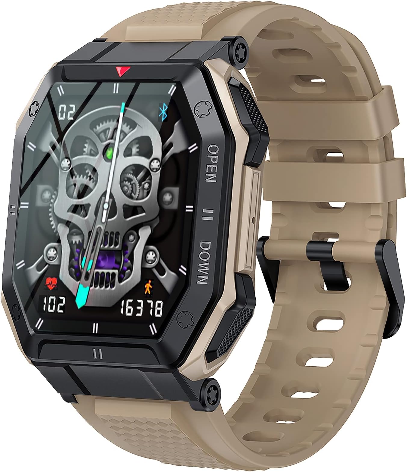Amazon.com: Smart Watch for Men (Answer/Make Call), Military Tactical ...