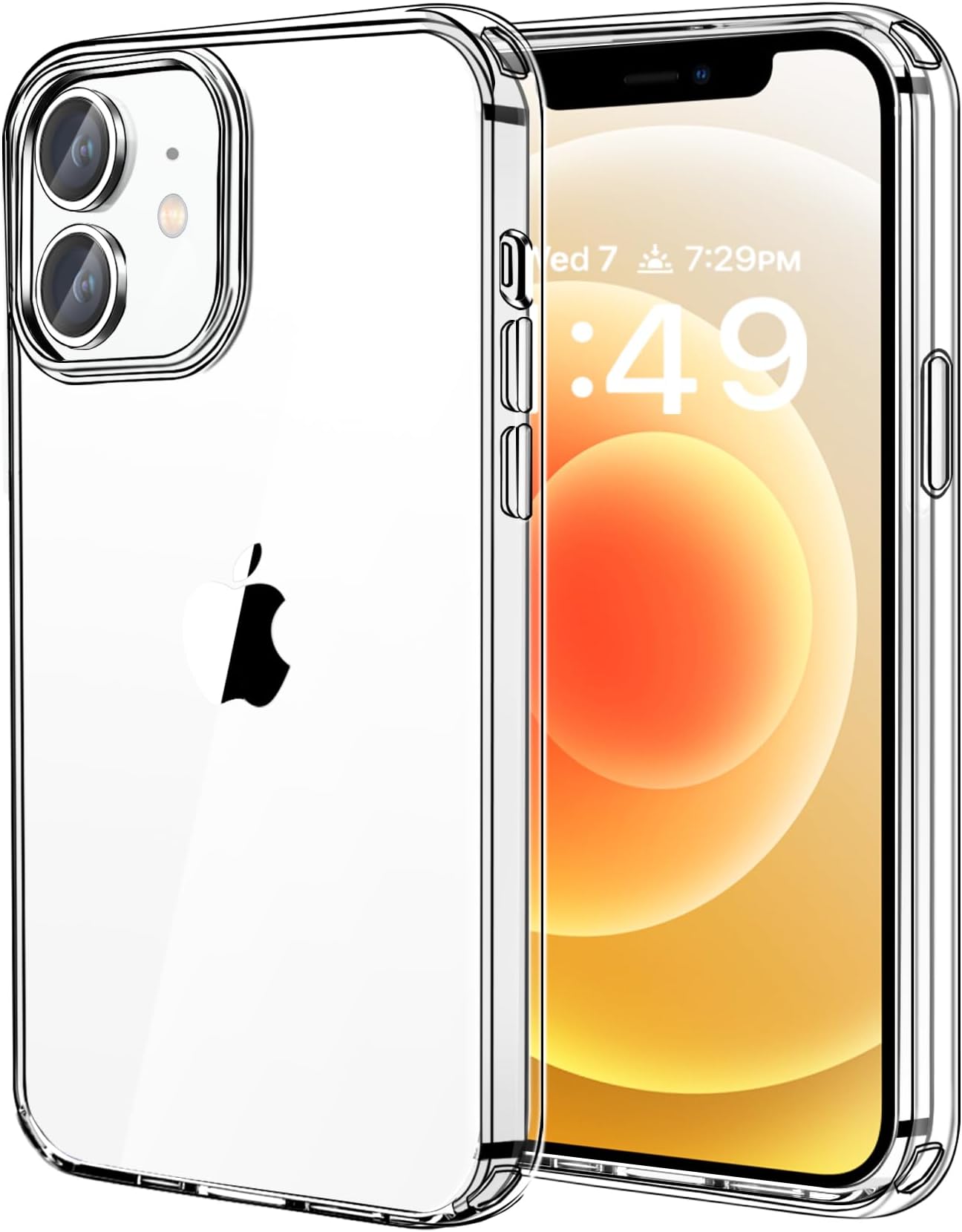 Amazon.com: KEEPCA Clear Case for iPhone 12,Slim Thin Soft Skin ...