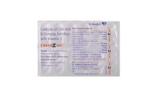 Becozinc - Strip of 30 Capsules : Amazon.in: Health & Personal Care