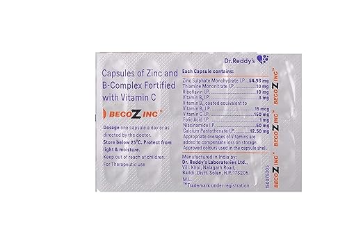Becozinc - Strip of 30 Capsules : Amazon.in: Health & Personal Care