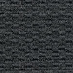 24"x 24" Carpet Tile Peel and Place - Crochet (Black) (60sq.ft.) 15 Tiles - Amazon.com