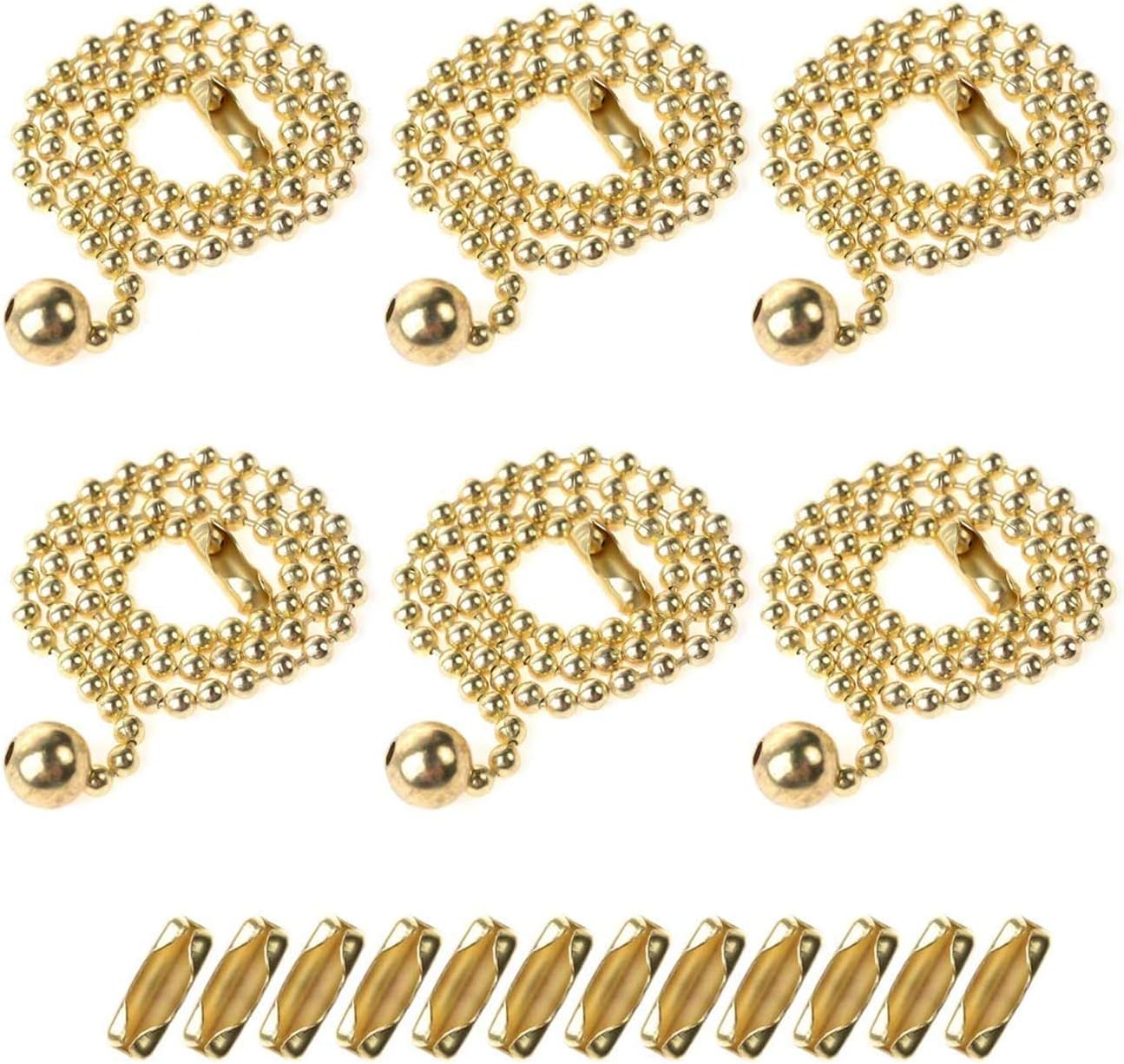 Amazon.com: Saim Beaded Pull Chain Extension with 12Pcs Connector for ...