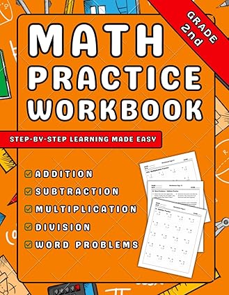 Math Workbook Grade 2: Addition, Subtraction, Multiplication, Division ...