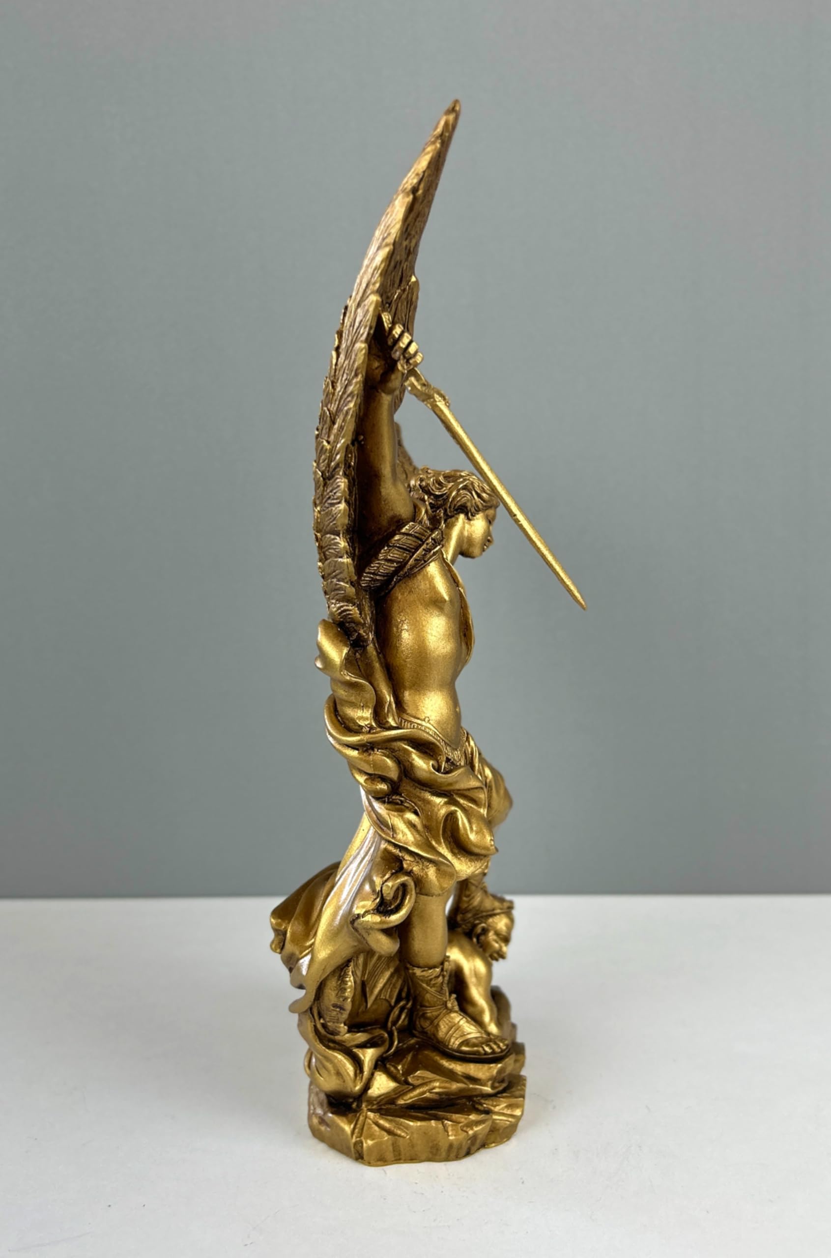 Angel Fighting Demon Statue