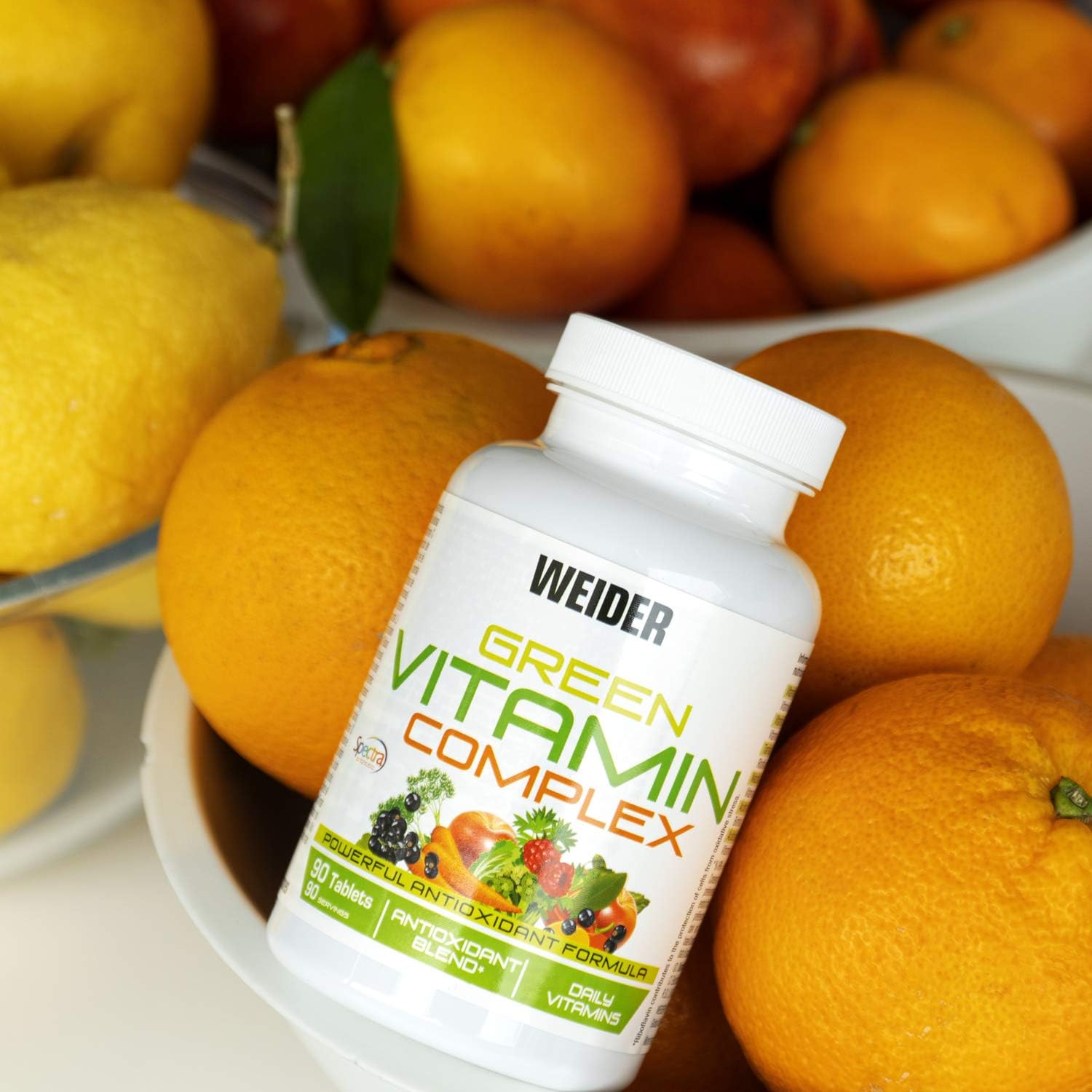 Weider Green Vitamin Complex 90 Units. Vegan multivitamin Complex ...