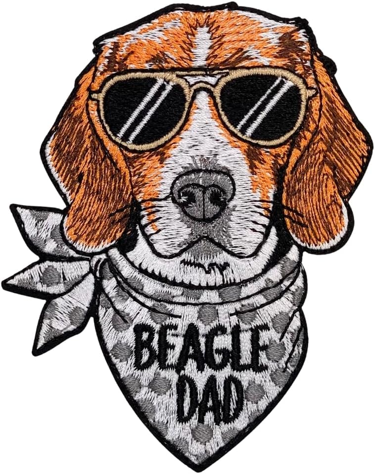 Amazon.com: EMBROBOF Beagle Dad Patch – 3.5 inches, Cool Colorful Dog ...