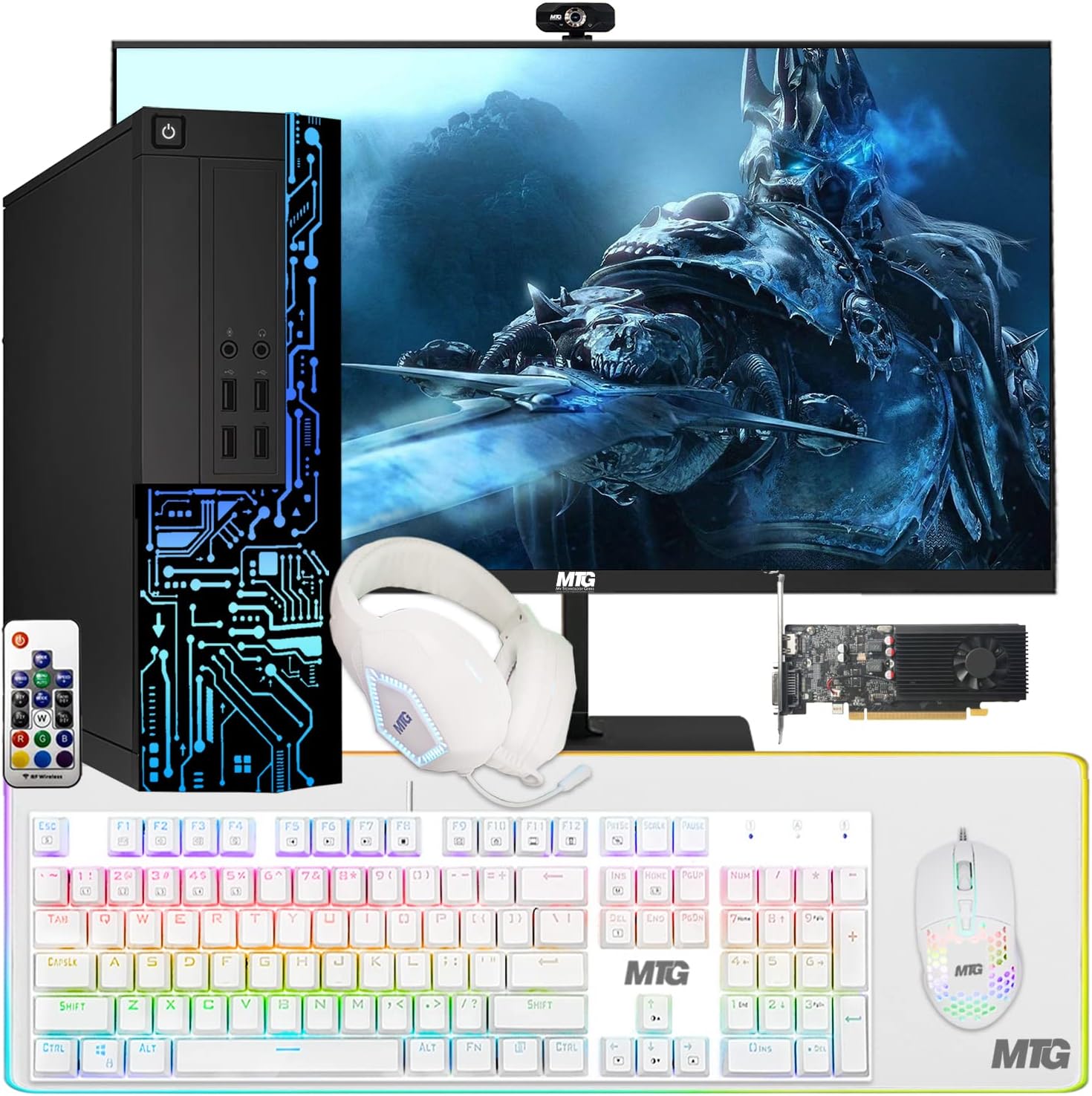 Amazon.com: TechMagnet Gaming PC Desktop, Intel Core i7, Siwa 8, GT 1030 4GB DDR4, 16GB RAM ...