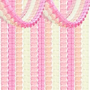 Amazon.com: 12Pcs Pink Party Decorations Kit, Hanging Cream Peach and ...