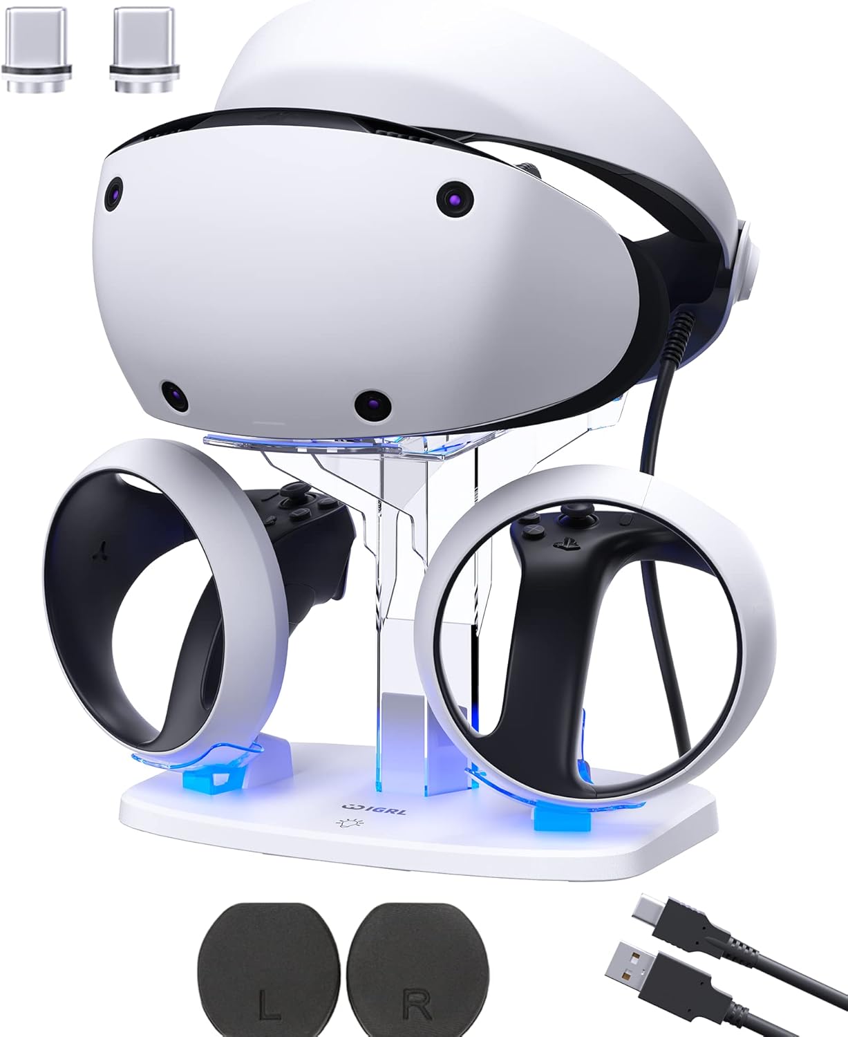 Amazon.com: Charging Station for PSVR2, PS VR2 Controller Fast Charger ...
