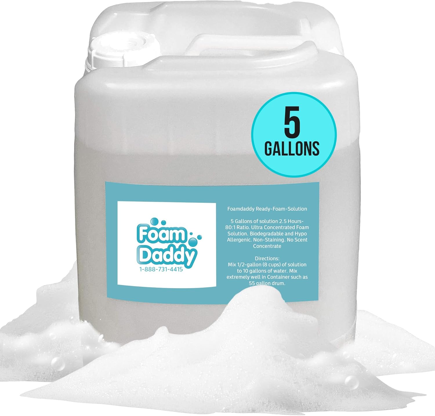 Amazon.com: FoamDaddy Professional Strength Ready Foam Solution – Makes ...