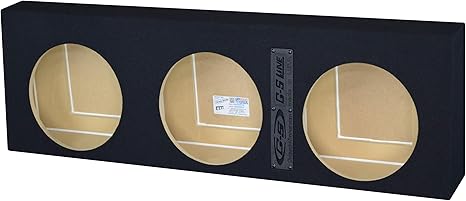 Amazon.com: 12" Triple Sealed Shallow Mount Sub Box Slim Speaker Box ...