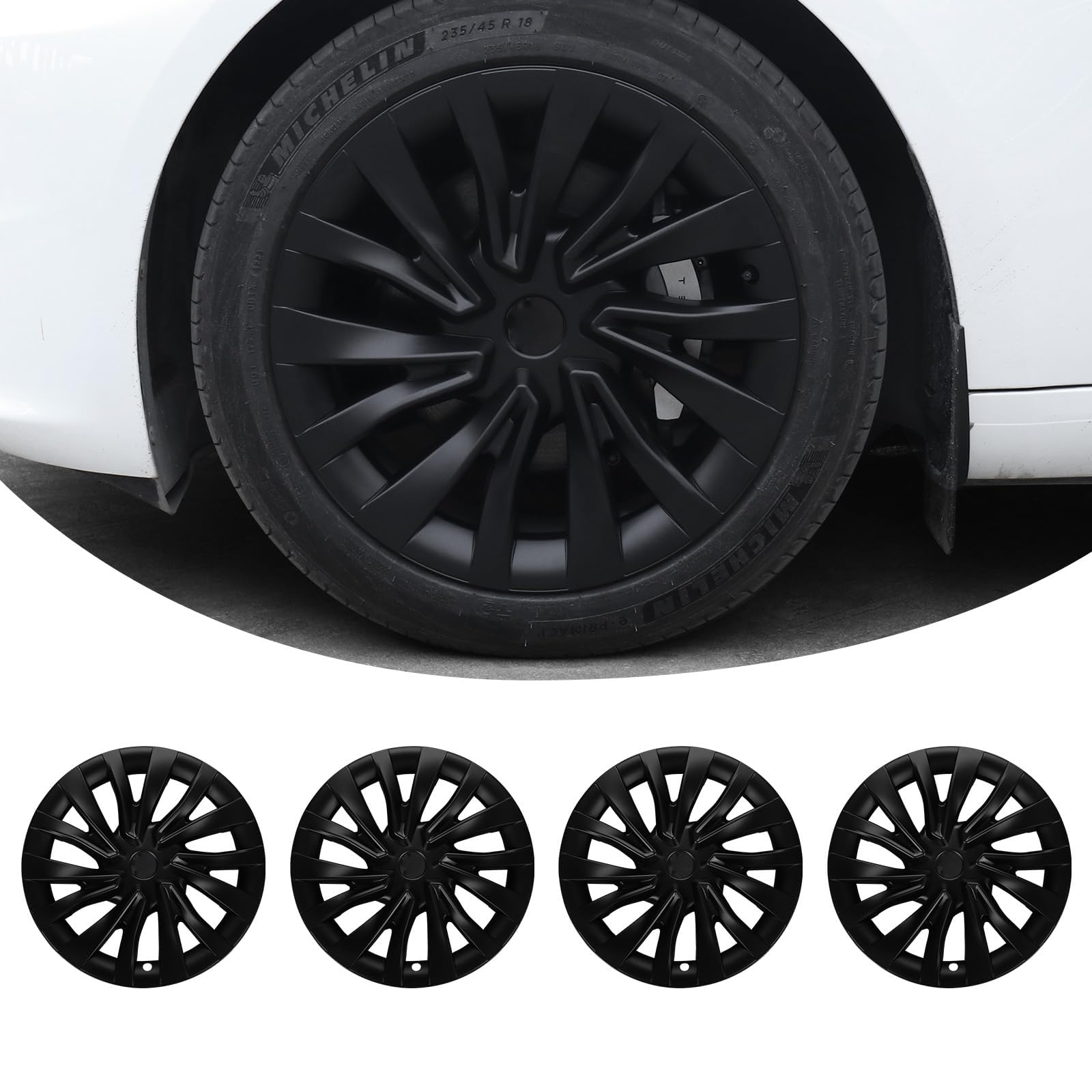 Snapklik.com : 2024 2025 Tesla Model 3 Wheel Cover 18 Inch Hubcap Wheel ...