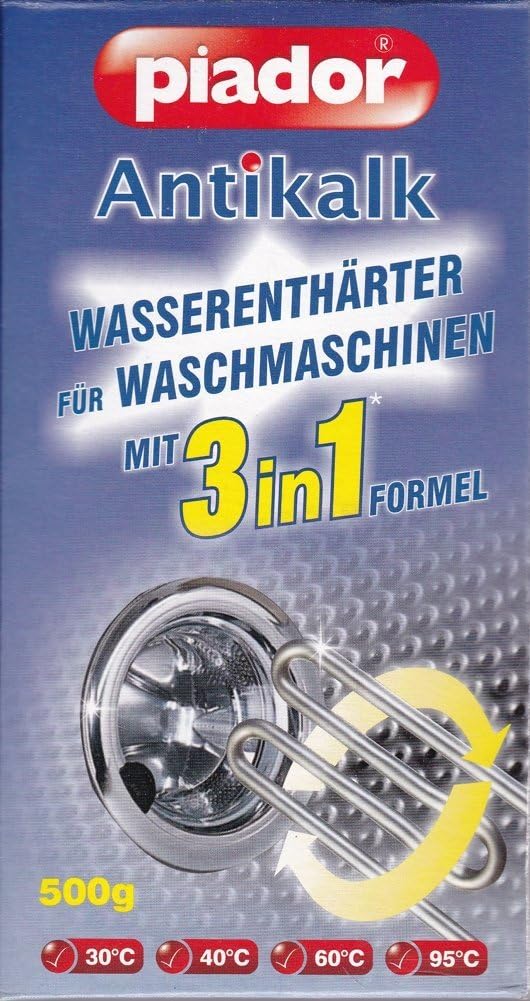 Antikalk Pidor Wasserenthärter für Waschmaschinen 3 in 1 - 500 g ...