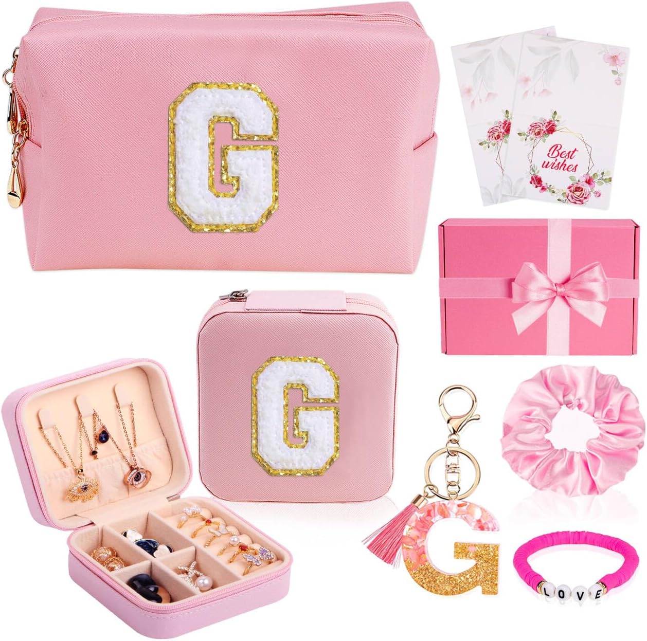 Amazon.com: DoYoMo 8PCS Personalized Gifts for Women,Initial Gifts for ...