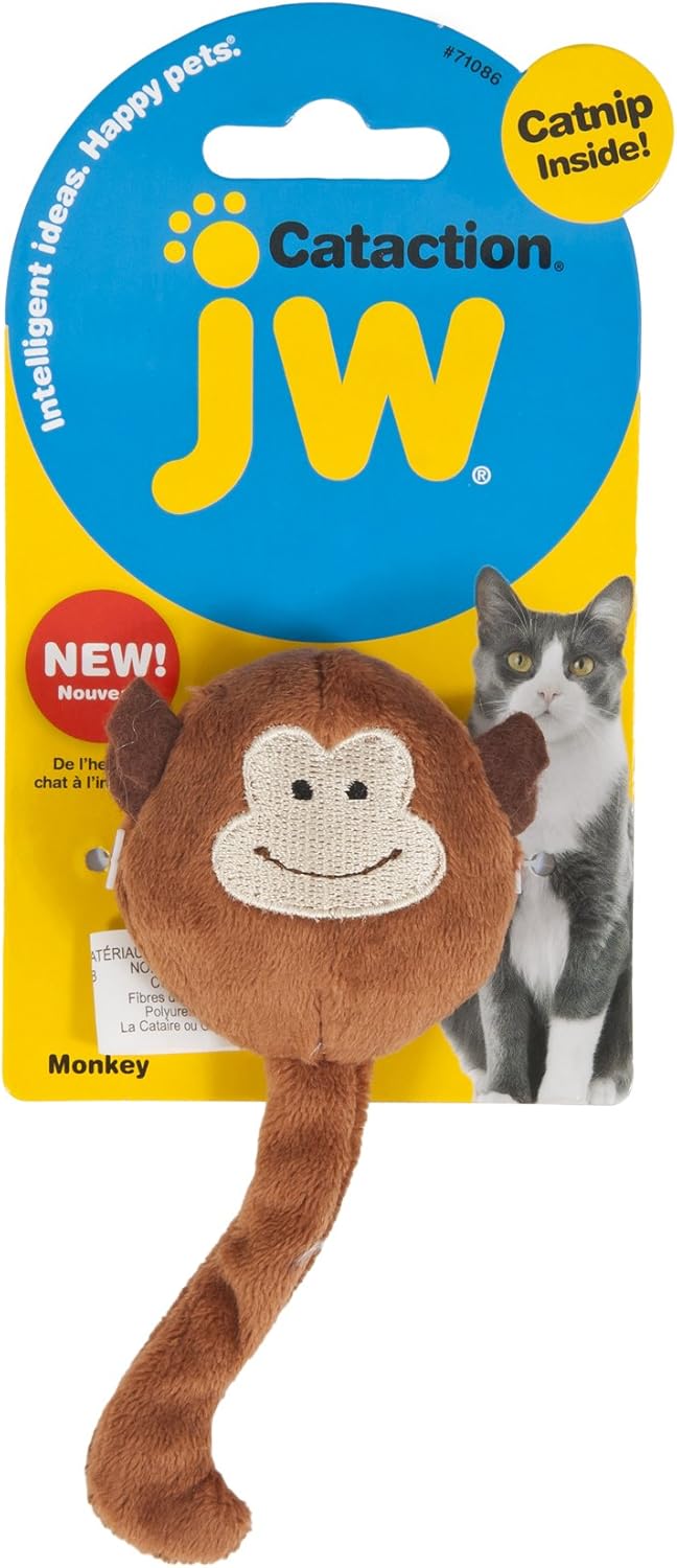 Petmate Cat Plush Catnip Monkey Toy : Amazon.ca: Pet Supplies
