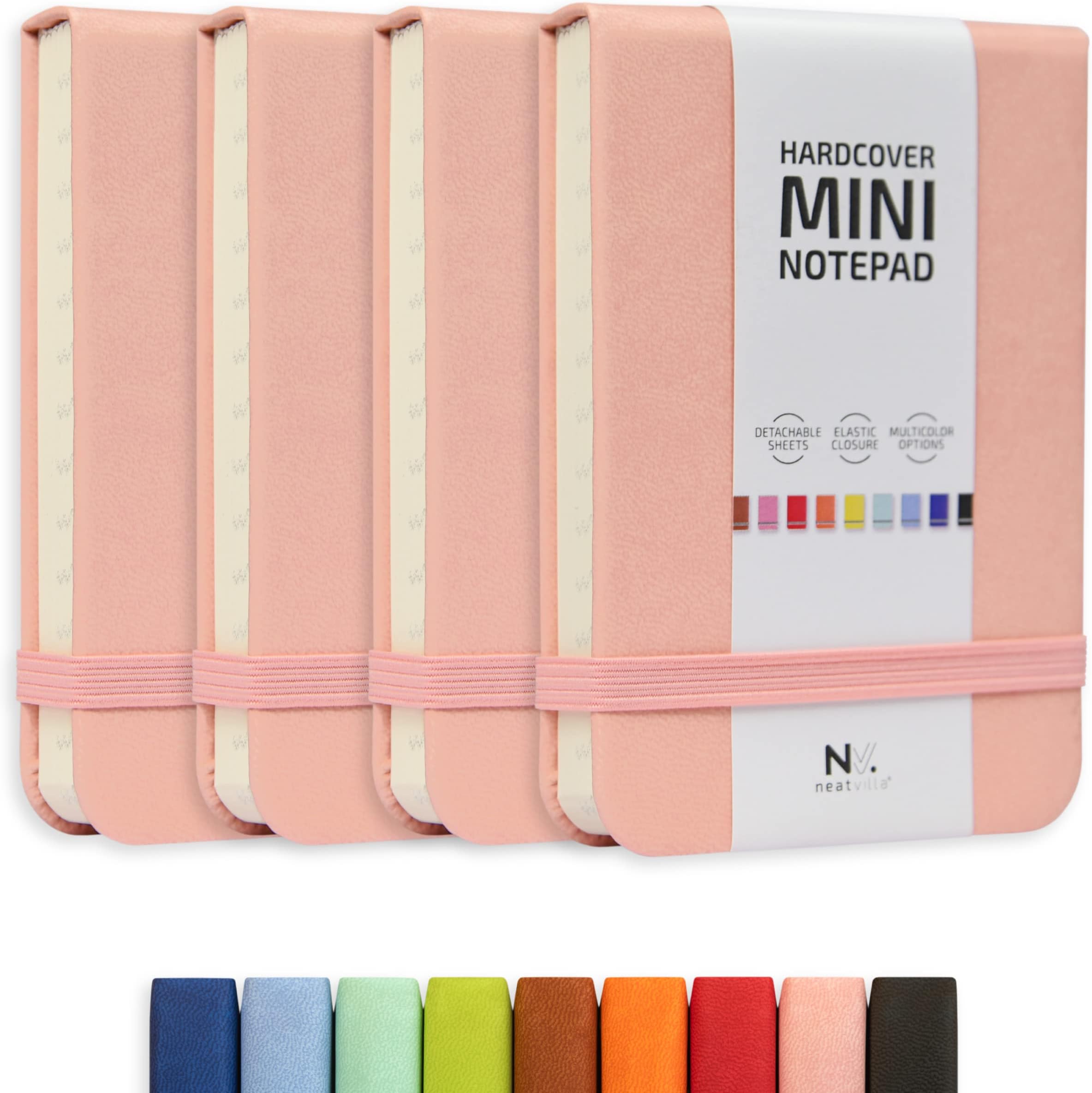 Amazon.com : NeatVilla Tiny Notebook 3x4 Small Notepad Pocket Size, A7 ...
