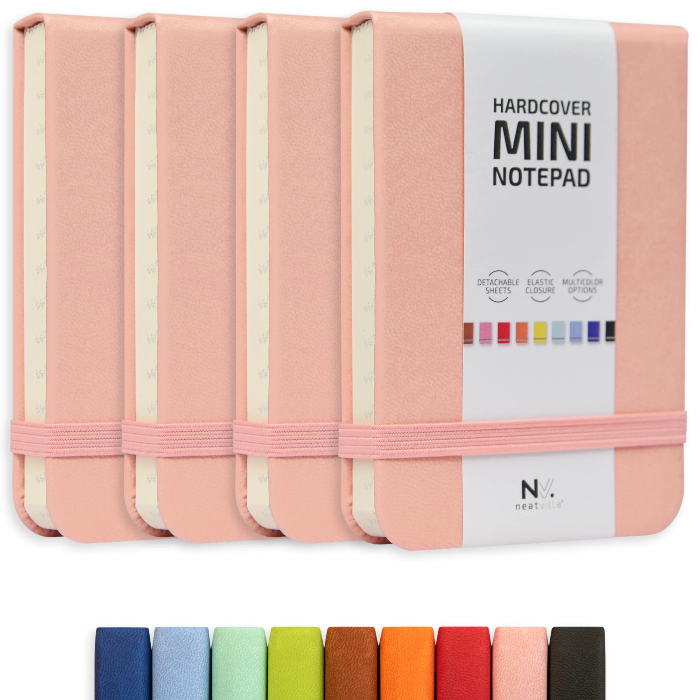 Amazon.com : NeatVilla Tiny Notebook 3x4 Small Notepad Pocket Size, A7 ...