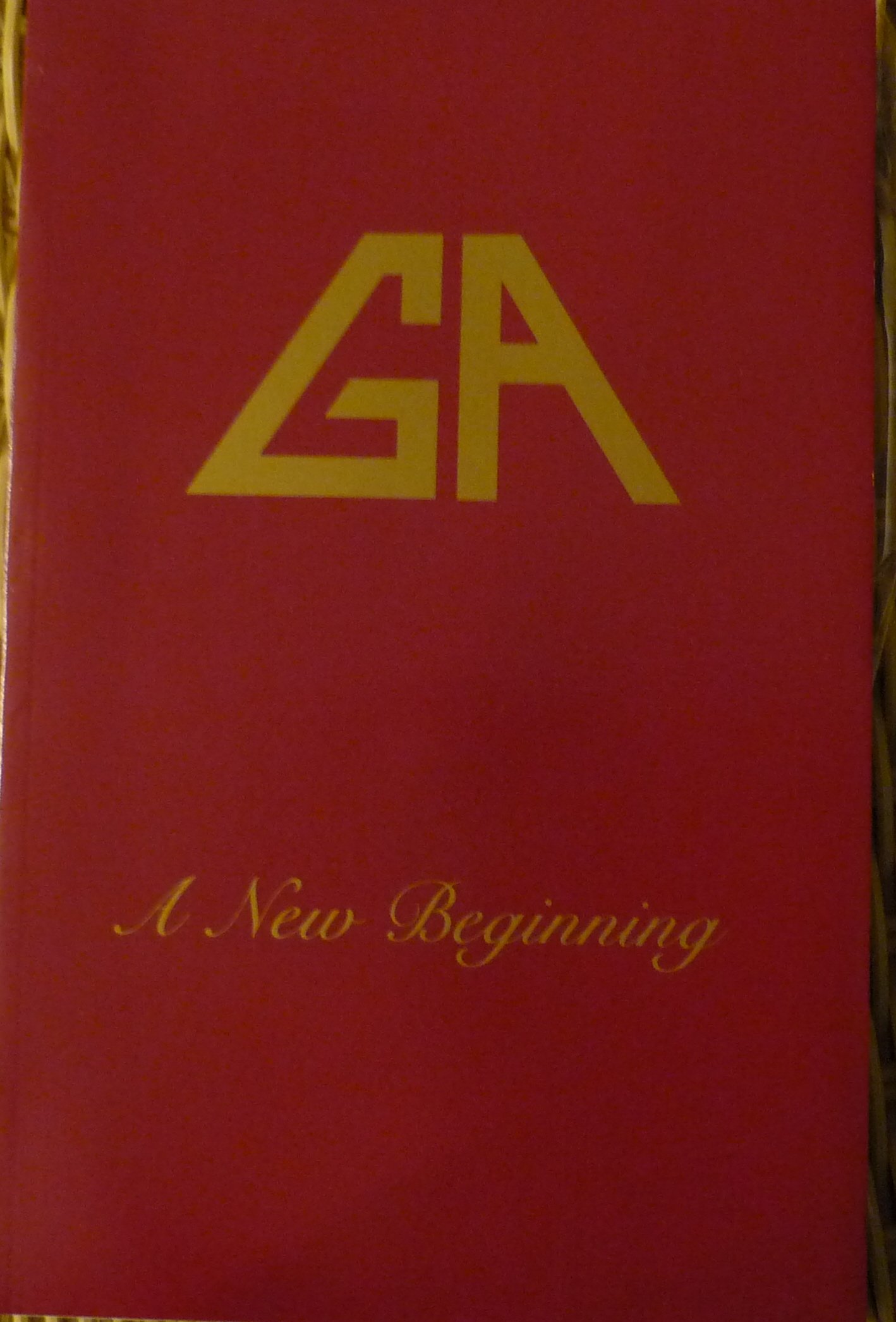 G.A. A New Beginning: Gamblers Anonymous: Amazon.com: Books