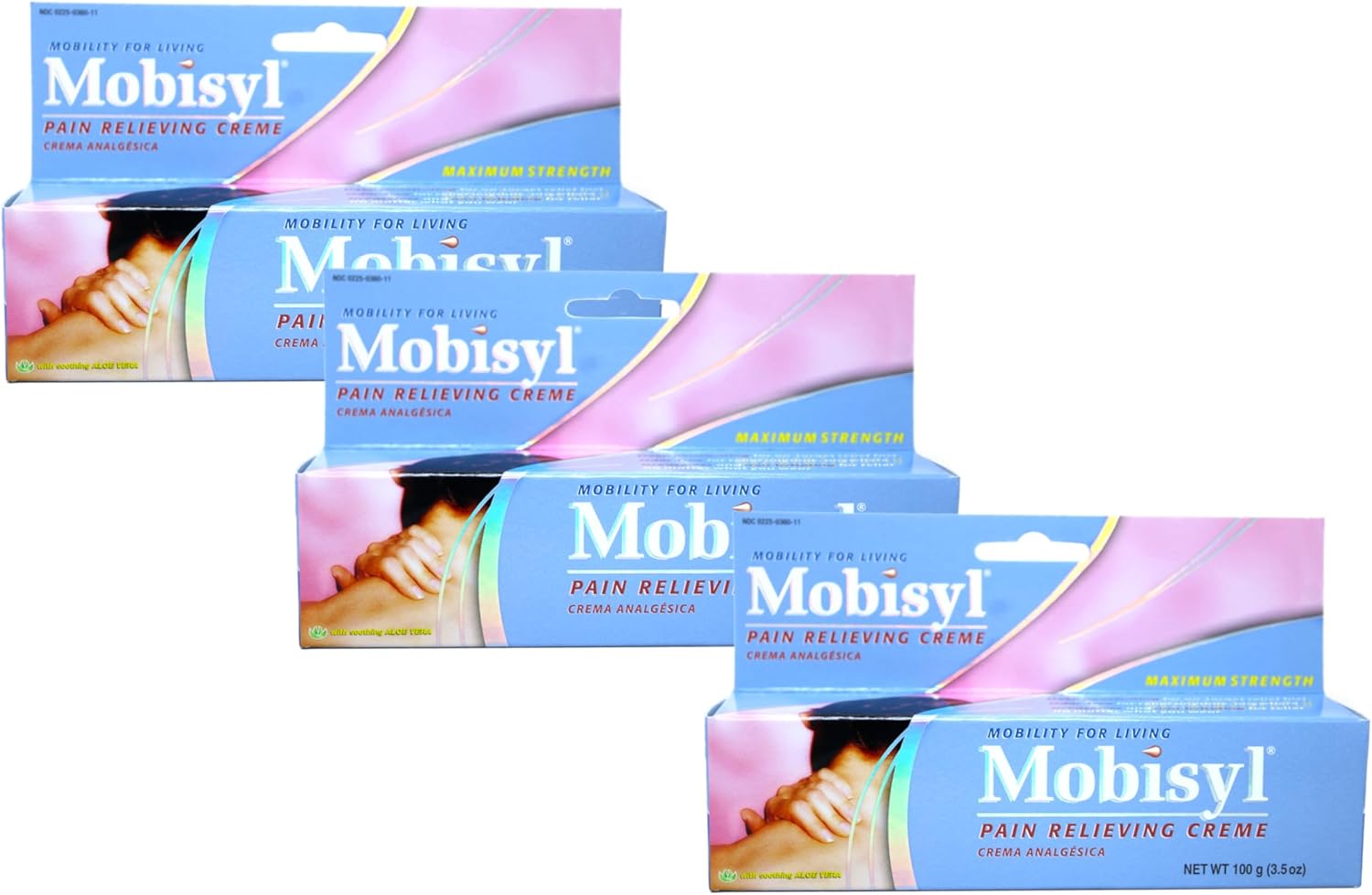 Amazon.com: Mobisyl Creme 3.5 Oz - (Pack of 3) : Health & Household