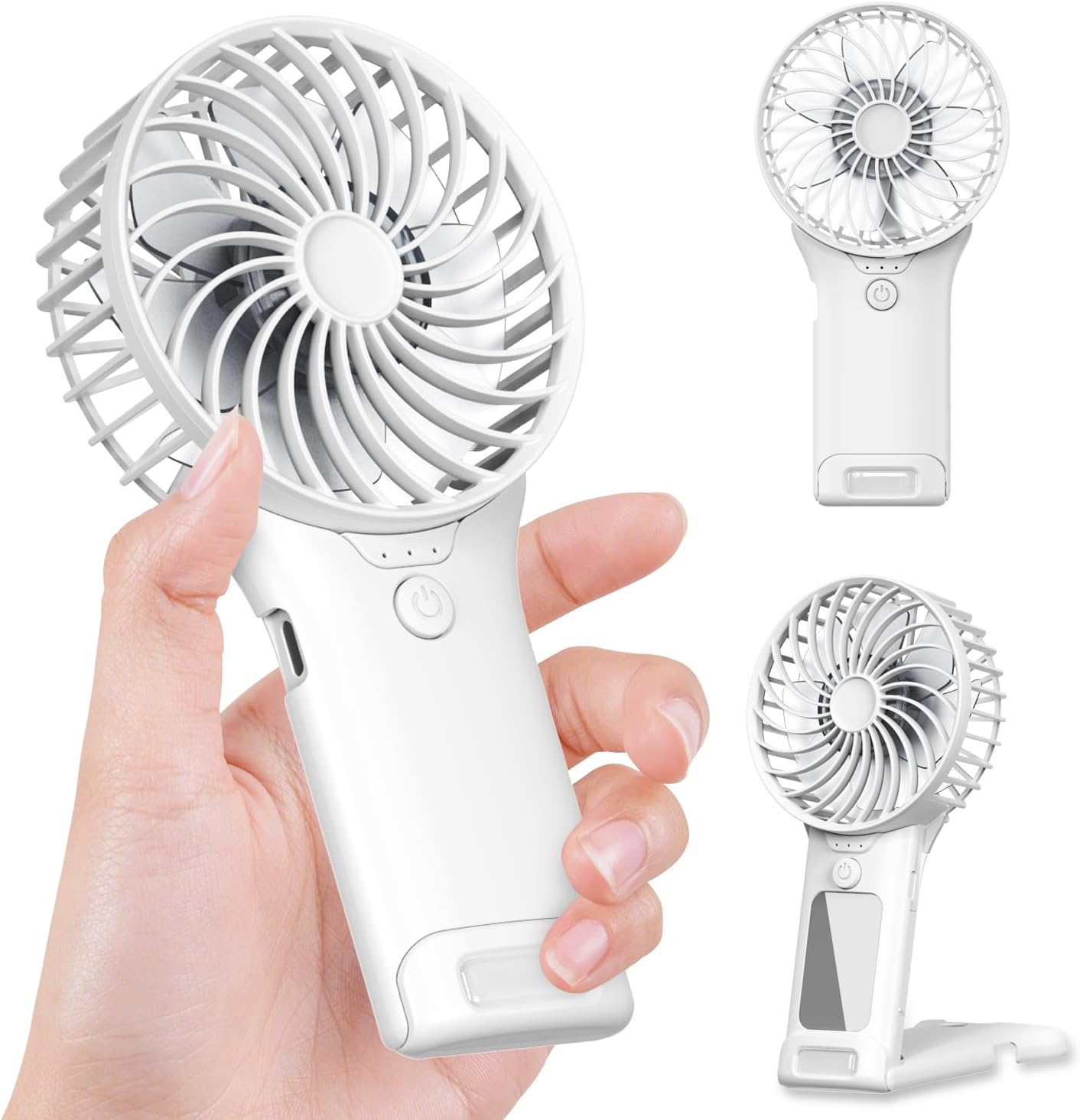 Amazon.com: GEHEN Portable Pocket Fan, USB Rechargeable, Mini Fan with ...