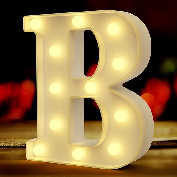 Amazon.com: Light Up Letters B, Marquee Letters, Led Letter, Party ...