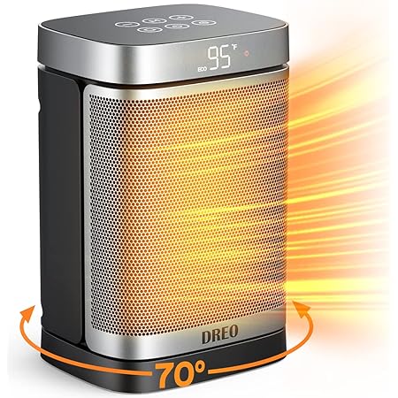 Amazon.com: Dreo Atom One Space Heater with Remote, 70°Oscillating ...