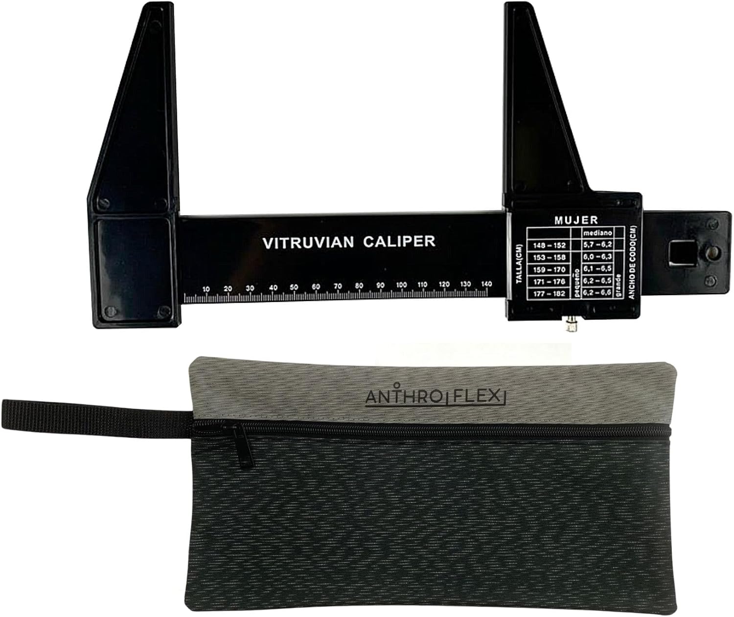 Amazon.com: AnthroFlex Small Bone Anthropometer, Plastic Sliding ...