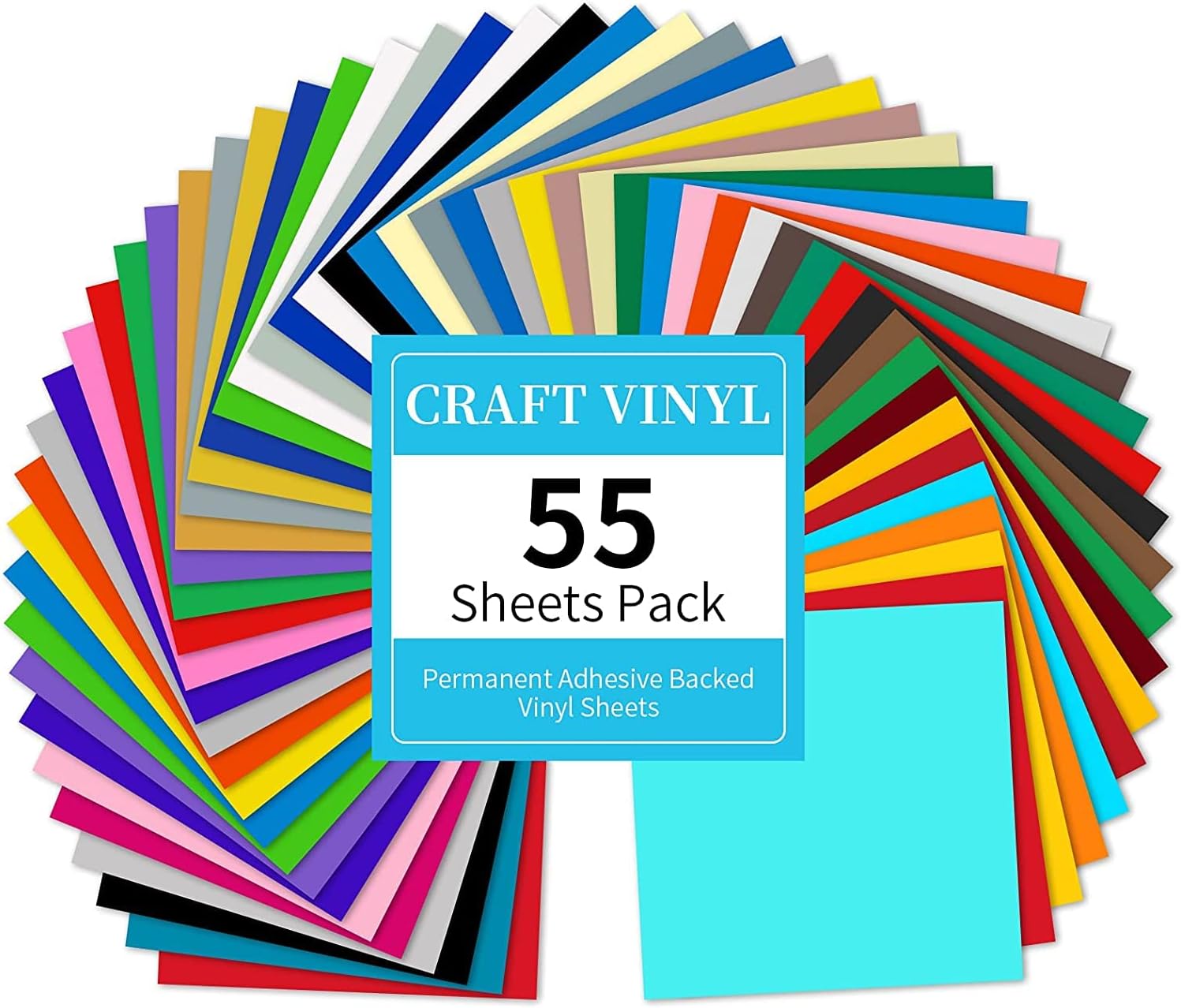 Amazon.com: ORACAL 651 Glossy Vinyl - 24 Pack of Top Colors - 12" x 12 ...