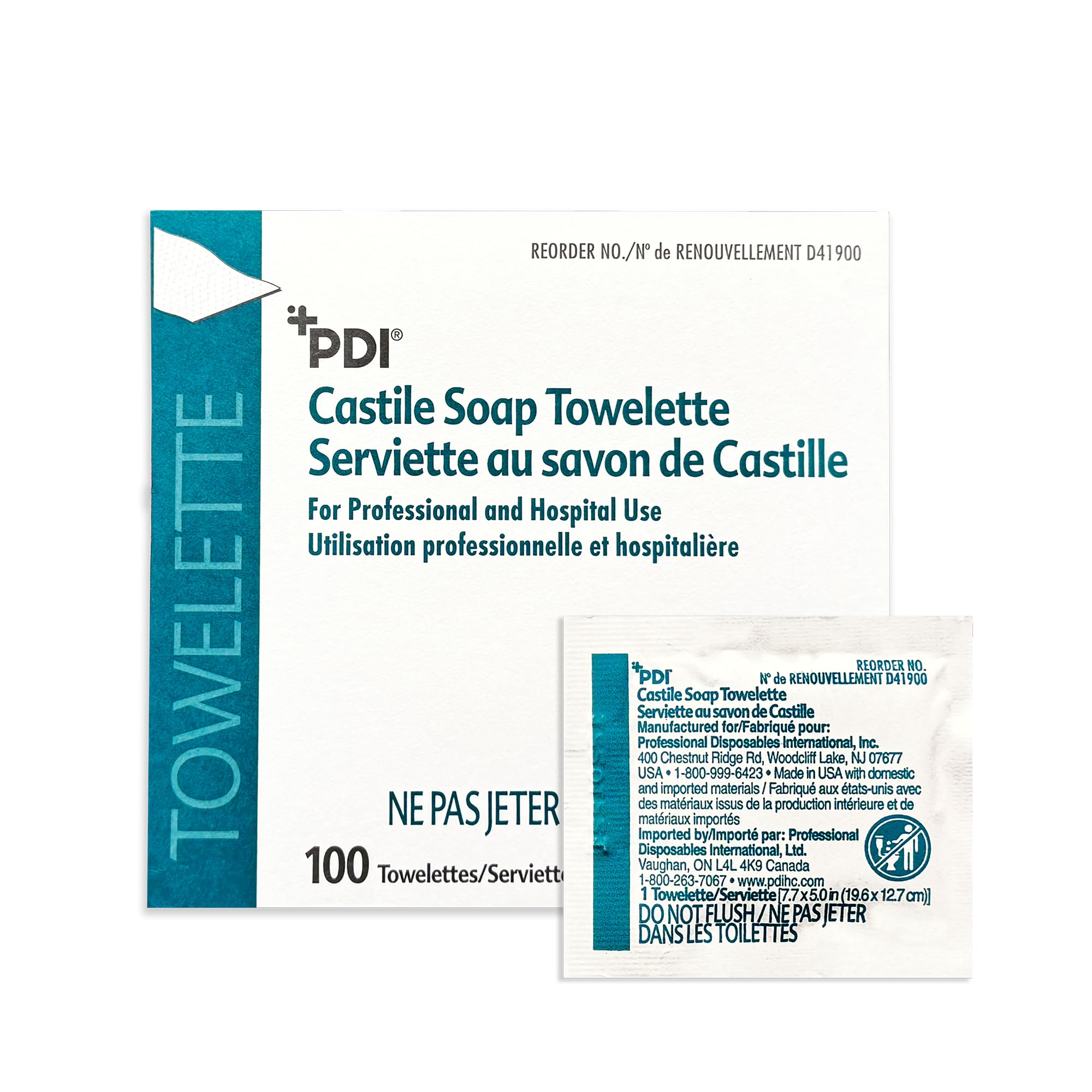 Snapklik.com : Castile Soap Towelettes, Face And Hand Cleansing, 100 ...
